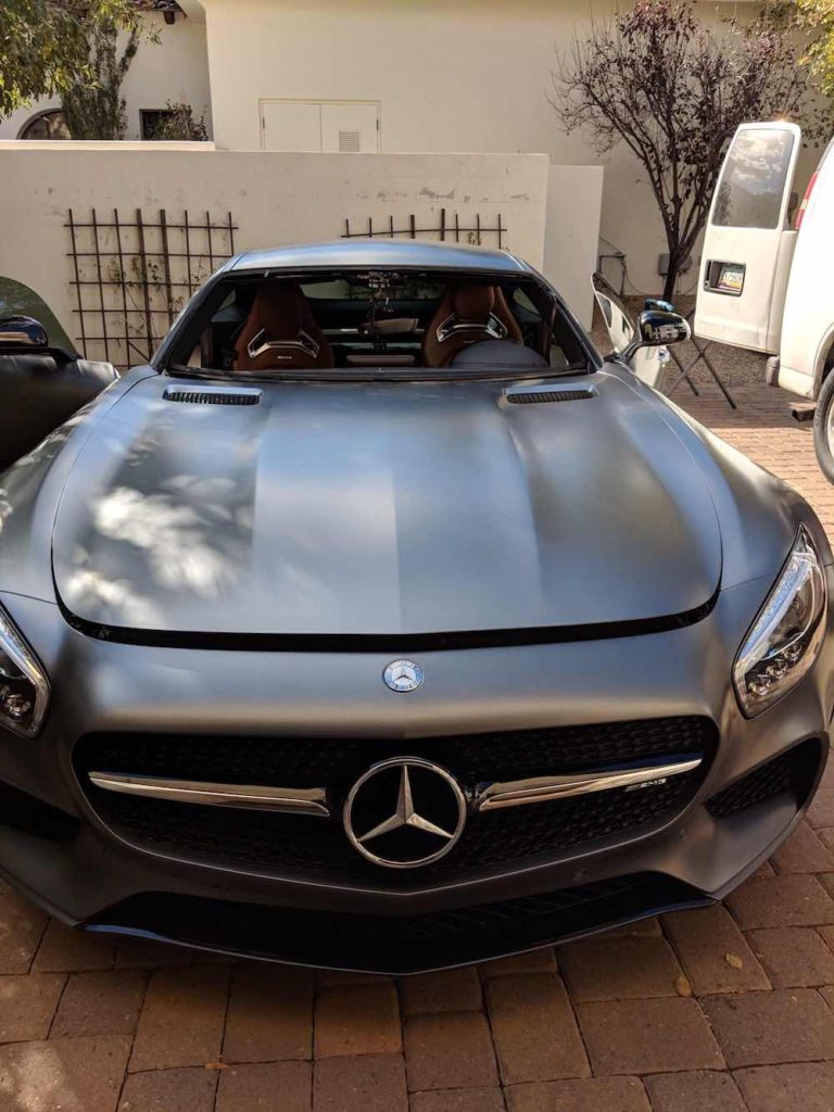 Mercedes GTR AMG Windshield Replacement | A & E Auto Glass